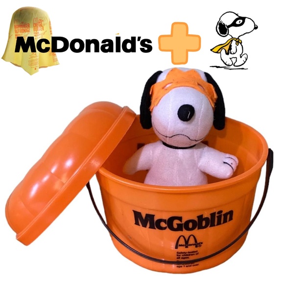 McDonald's | Holiday | Vintage 98s Mcdonalds Mcgoblin Bucket And Mini ...
